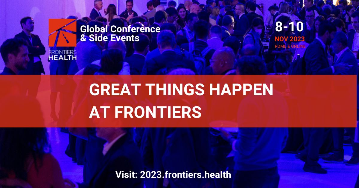 Frontiers Health is the place to connect with leading health innovators ...
