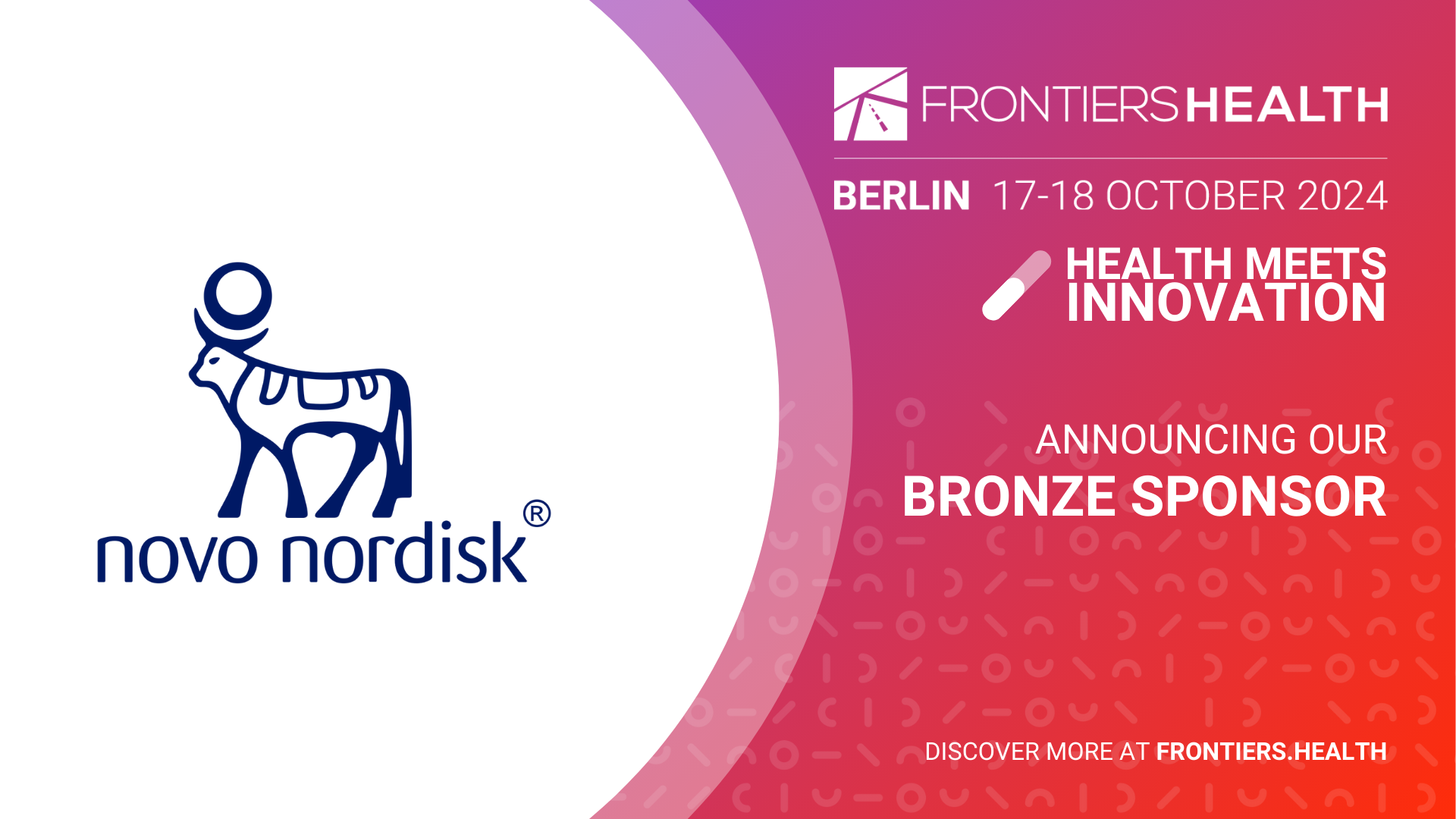 Announcing Novo Nordisk as a Bronze Sponsor for Frontiers Health 2024 ...